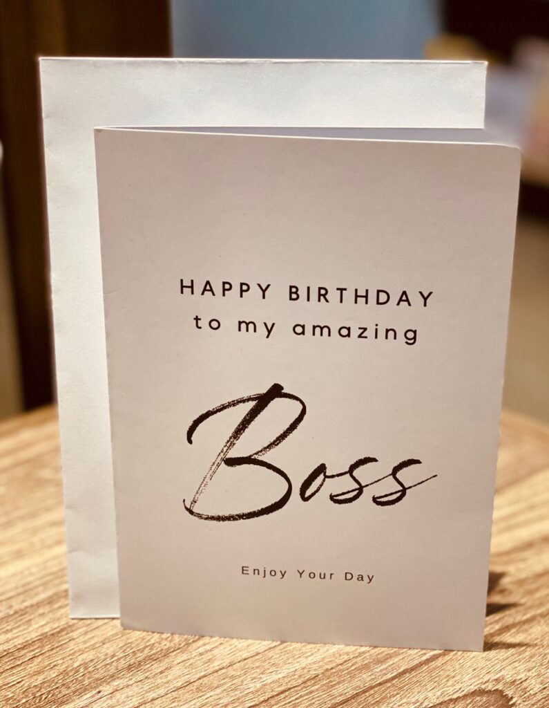 Happy Birthday Boss – Card - The Lekki Gift Company