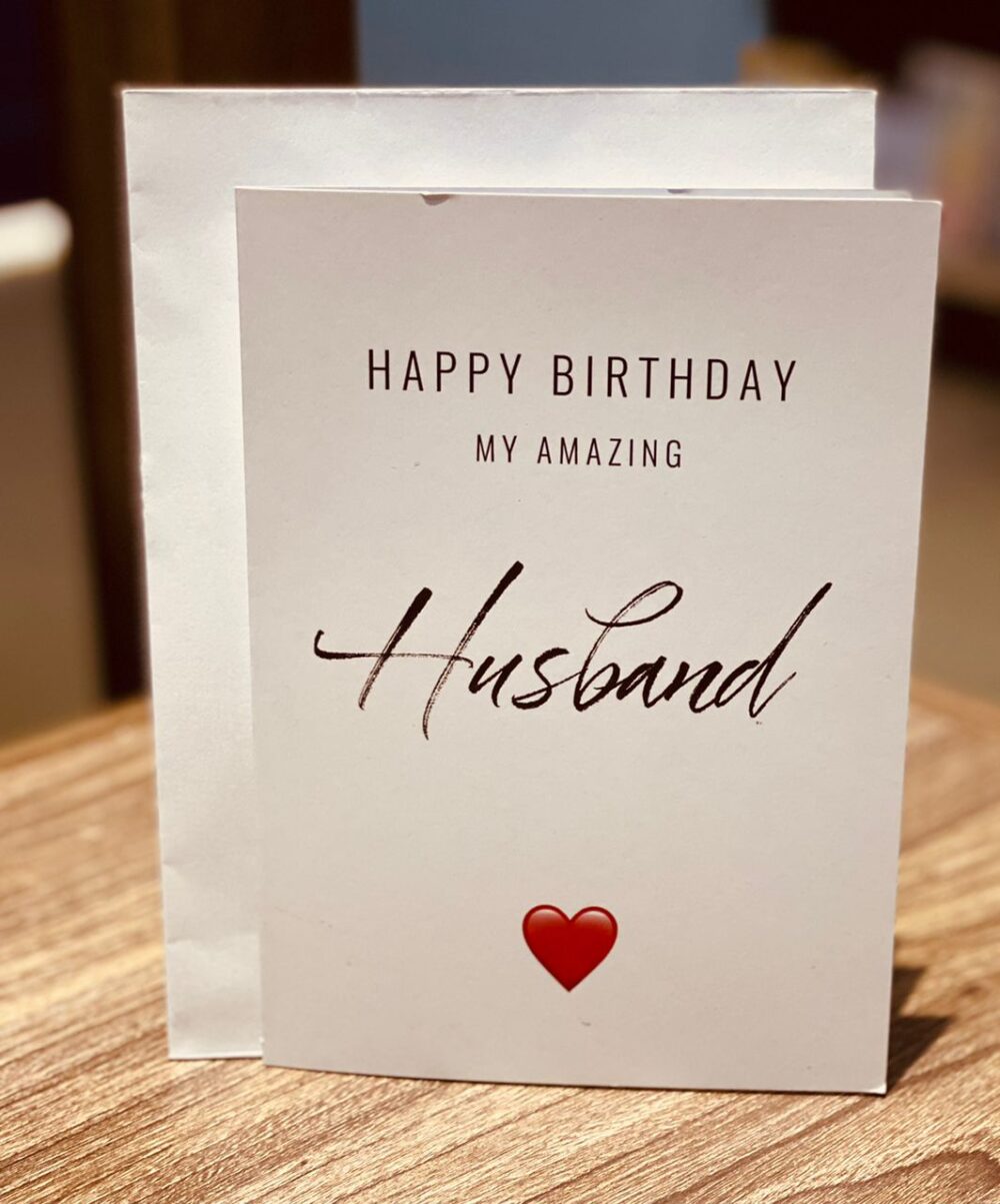 Happy Birthday Husband – Card - The Lekki Gift Company